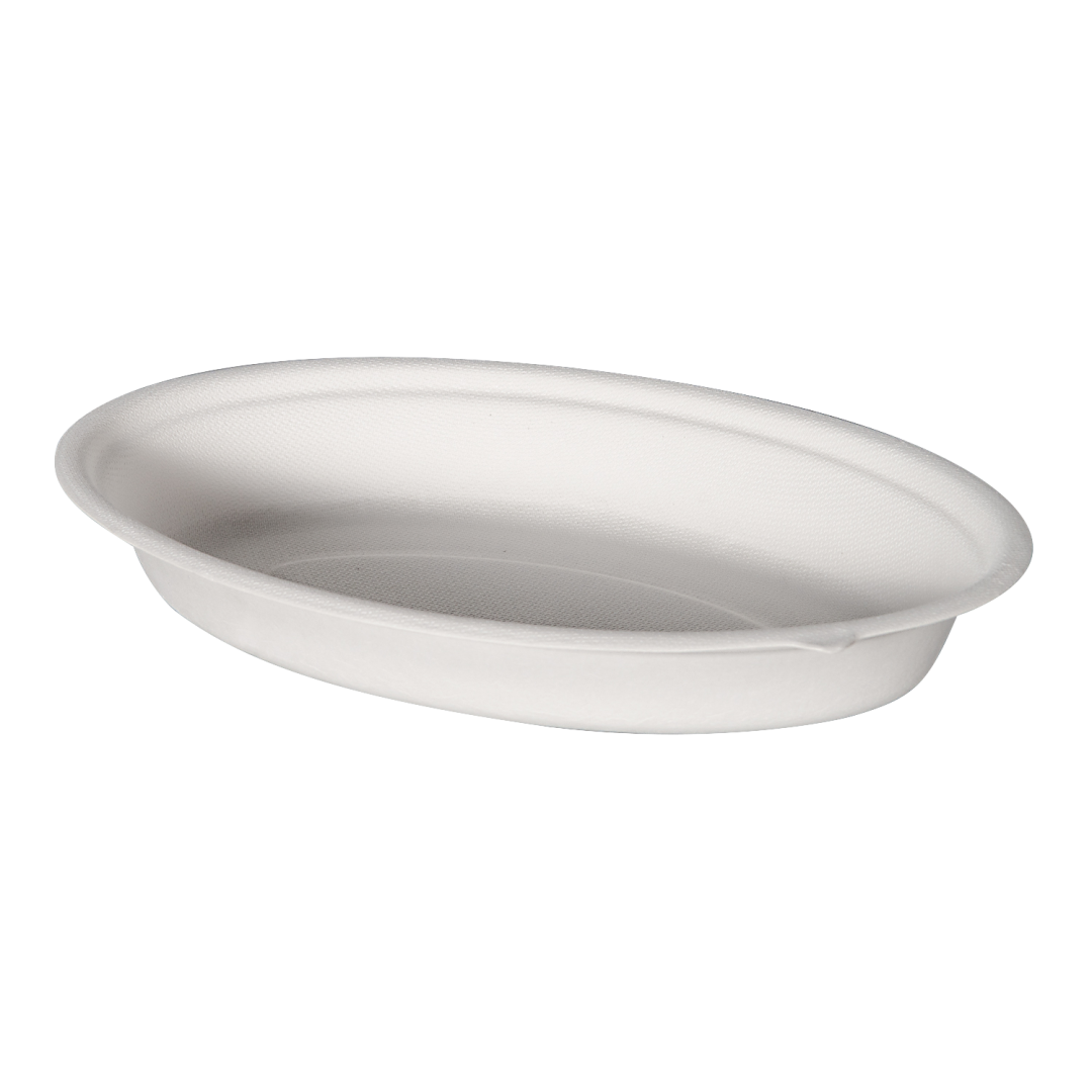 Oval Tray Bagasse